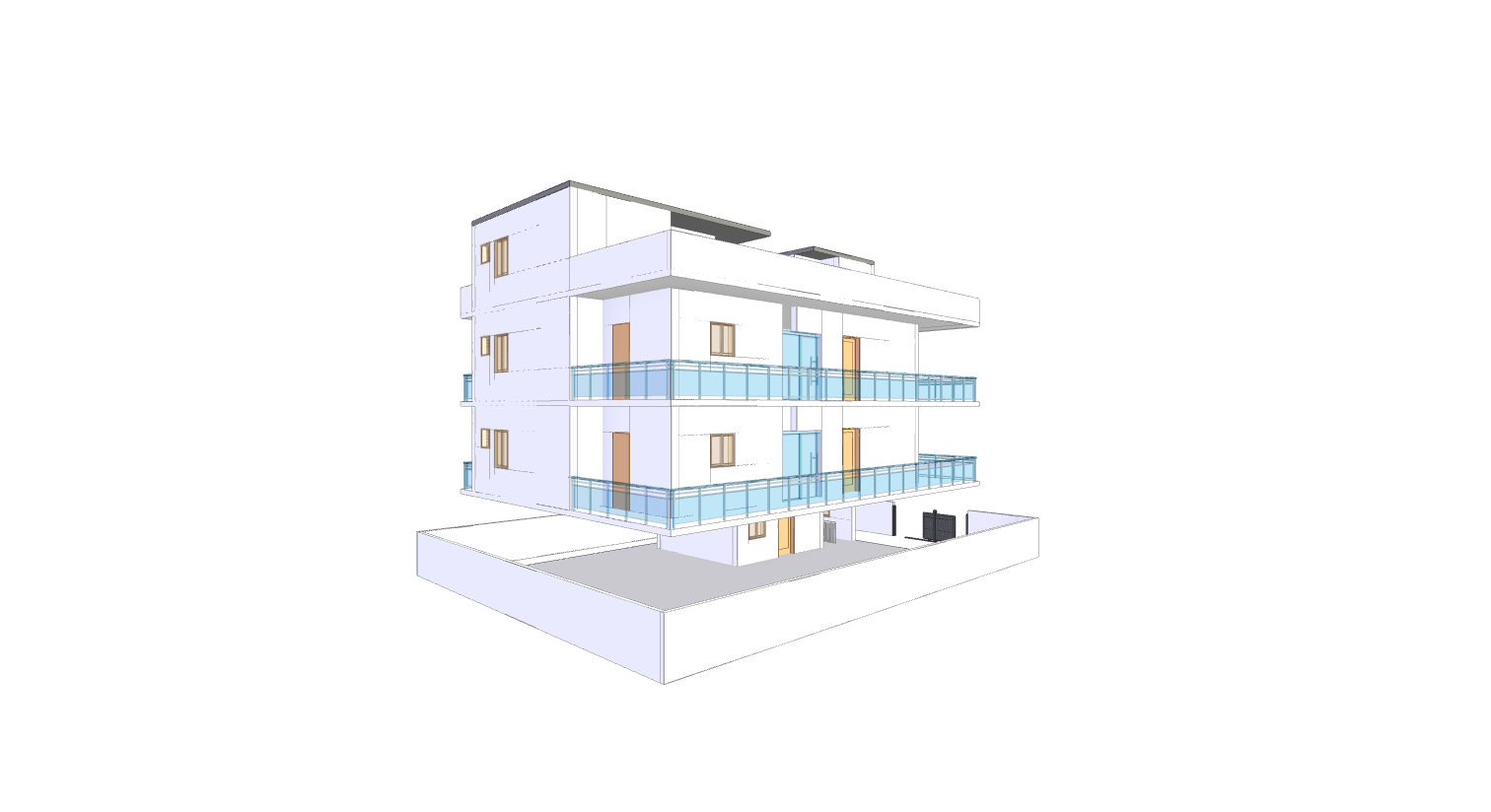 40X50 North Facing Residential 3 Floor 5 Bhk House Floor Plan | Brick ...